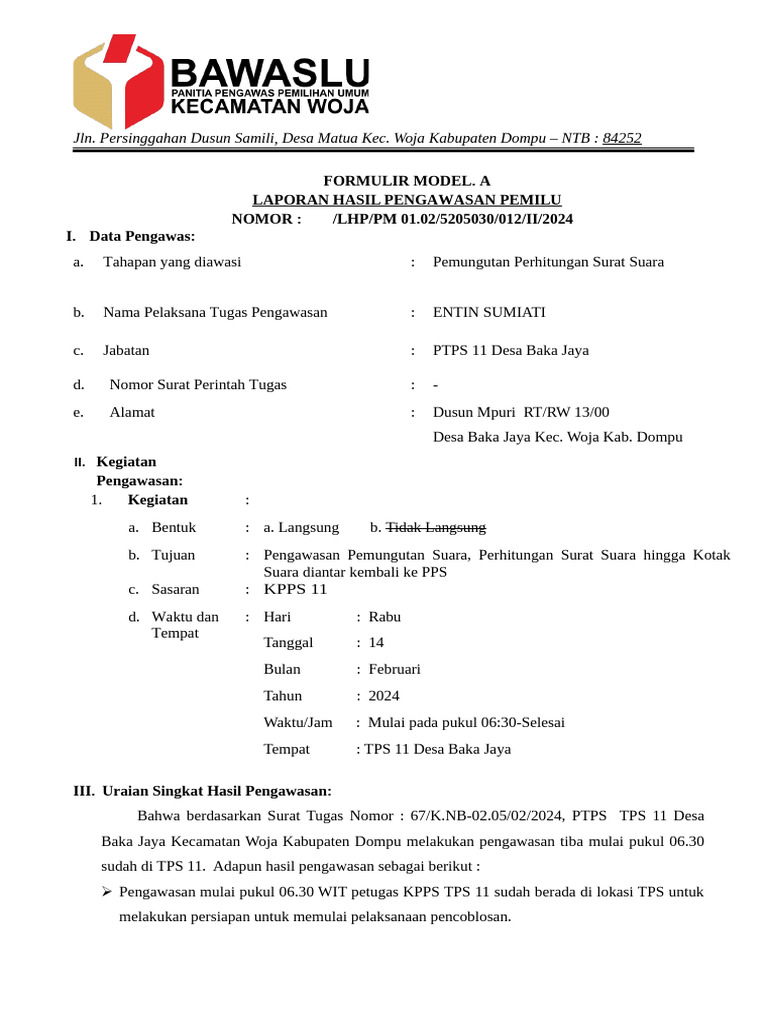 LHP TPS 11 | PDF