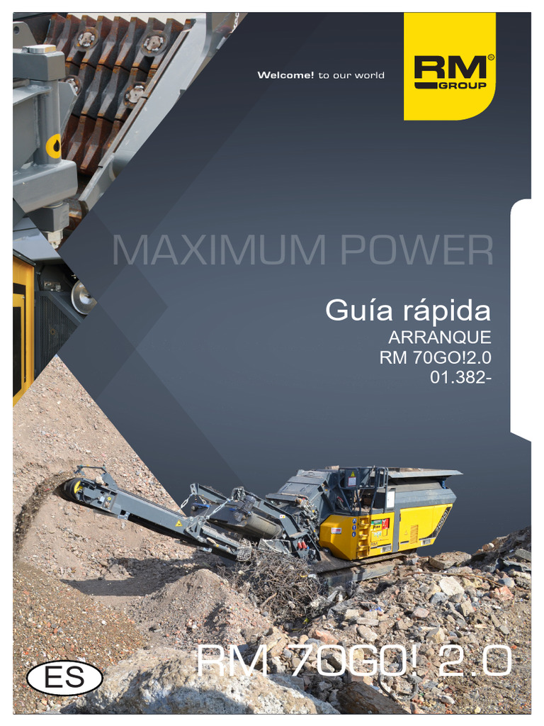 Rubblemaster RM70GO! - Guia Rapido Encendido | PDF | Control remoto | Cambiar