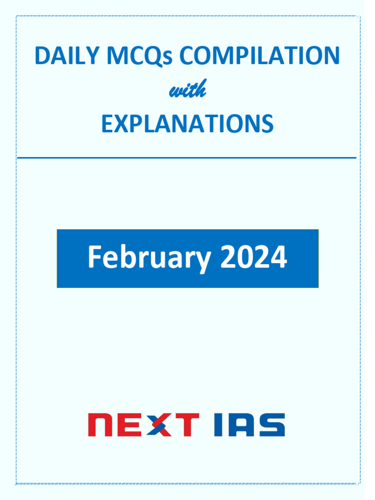 Feb Mcqs | PDF