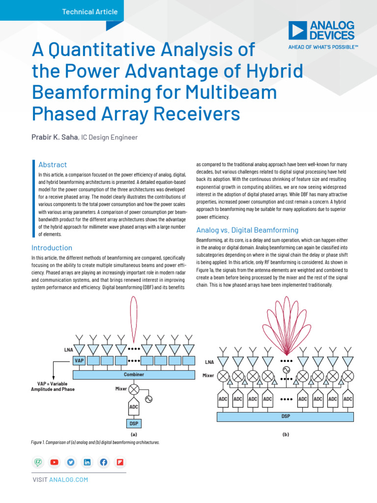A Quantitative Analysis of The Power Advantage of Hybrid Beamforming ...