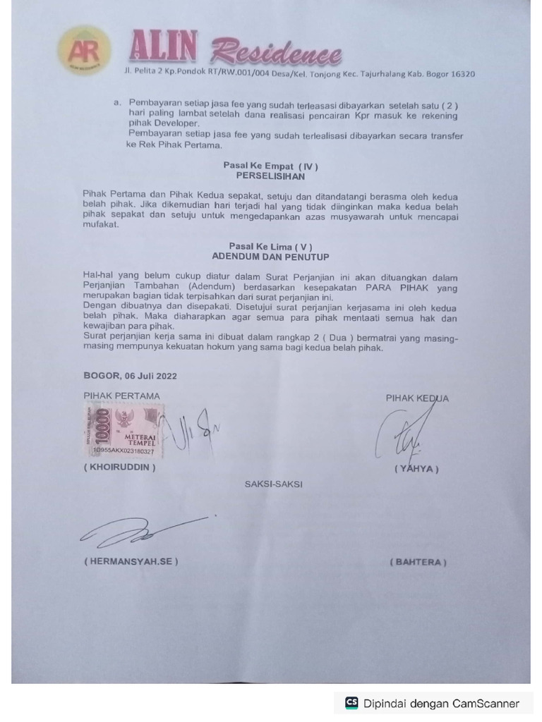 SPK Alin, Kwitansi, Data Figur 2 Org | PDF