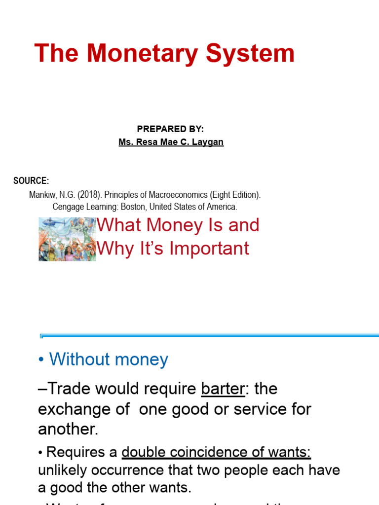 Monetary System | PDF
