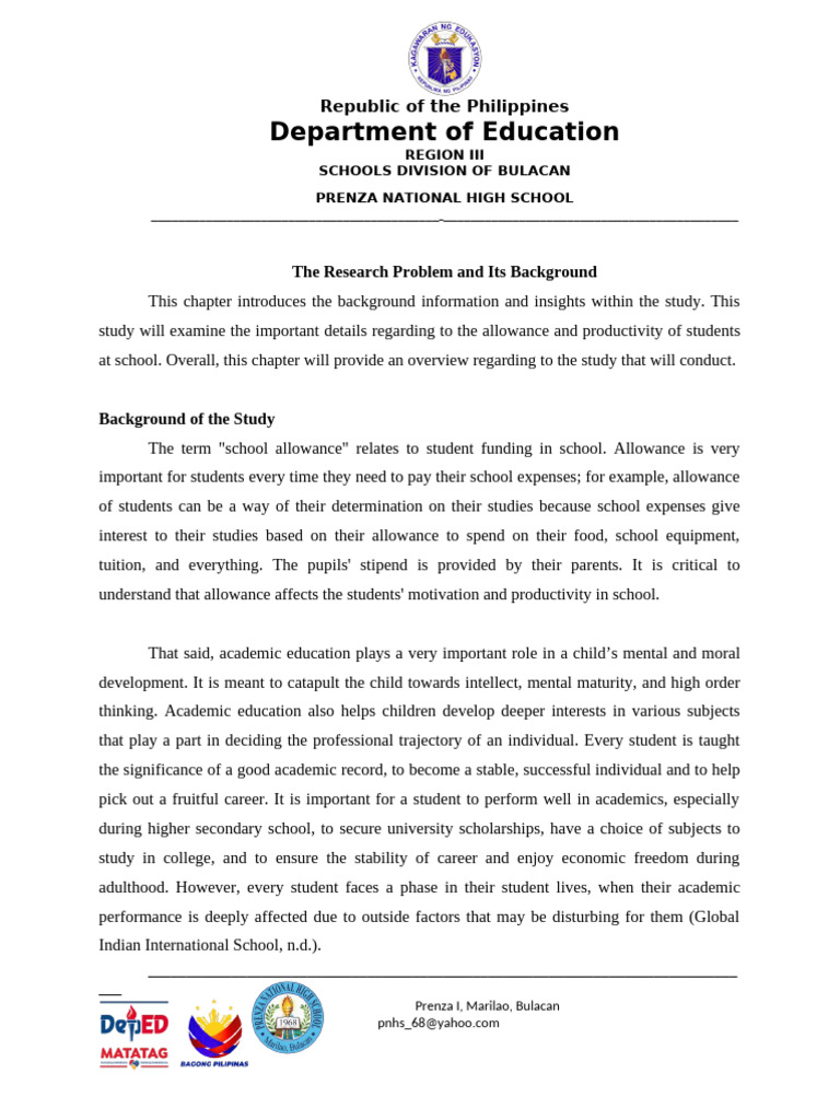 Chapter 1 PINAKA FINAL FOR PRINT - Docx 2024 | PDF | Expense