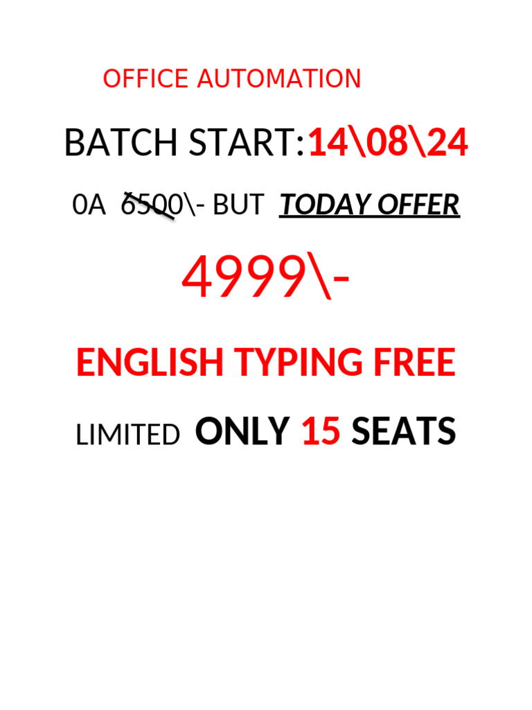 Batch Start:: 0A 6500/-BUT | PDF
