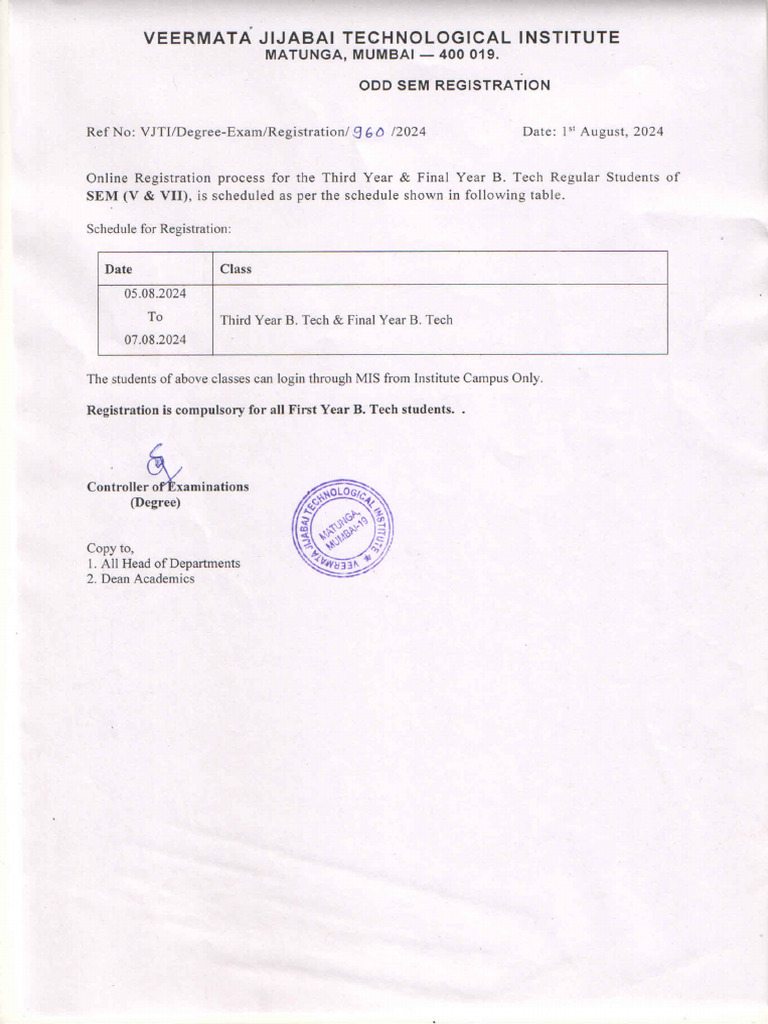 Registration-Notice | PDF