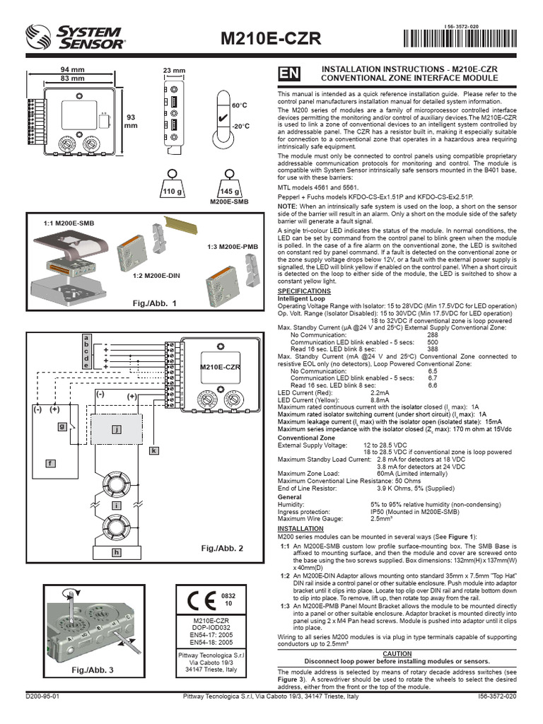 An Interface Between A Conventional Zone and An Analogue Addressable ...
