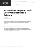 20 Soal Essay Teks Laporan Hasil Observasi (LHO) & Jawabannya | PDF