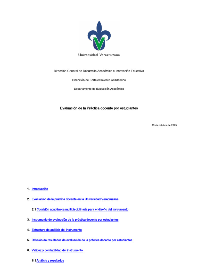 Ins Eval Prac Doc Est 2023 191023 | PDF