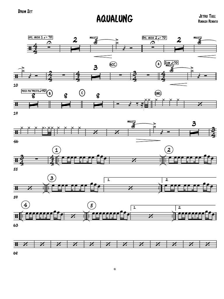 Aqua Drums | PDF