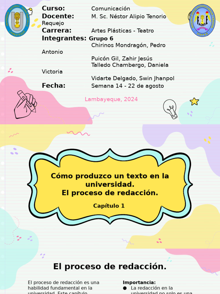 CAPÍTULO 1. ¿Cómo Produzco Un Texto en La Universidad | PDF