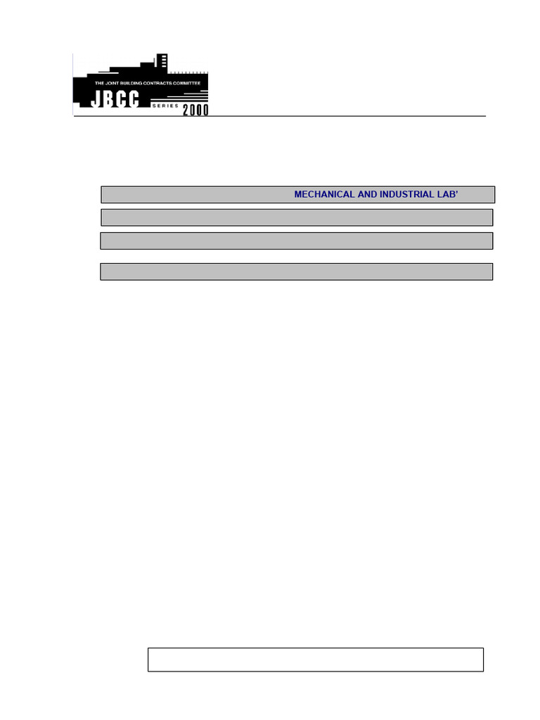 28.JBCC Contract Sample PT2024 - 02 | PDF