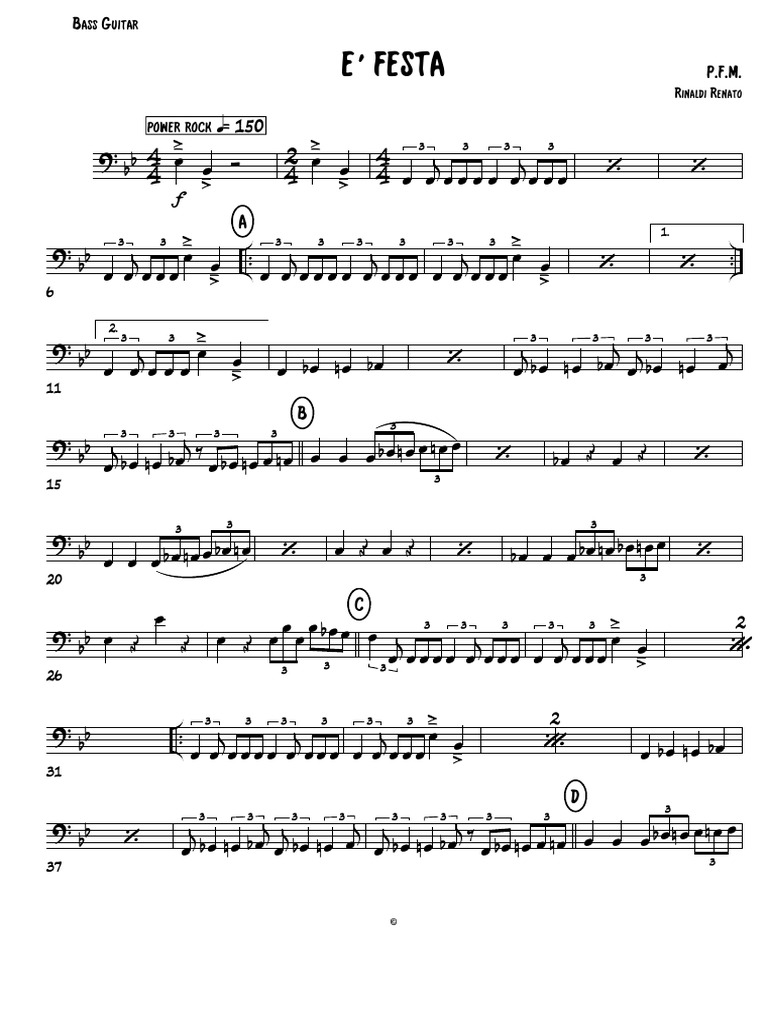 E' FESTA Basso | PDF