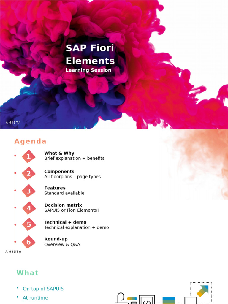 SAP Fiori Elements - Learning Session | PDF