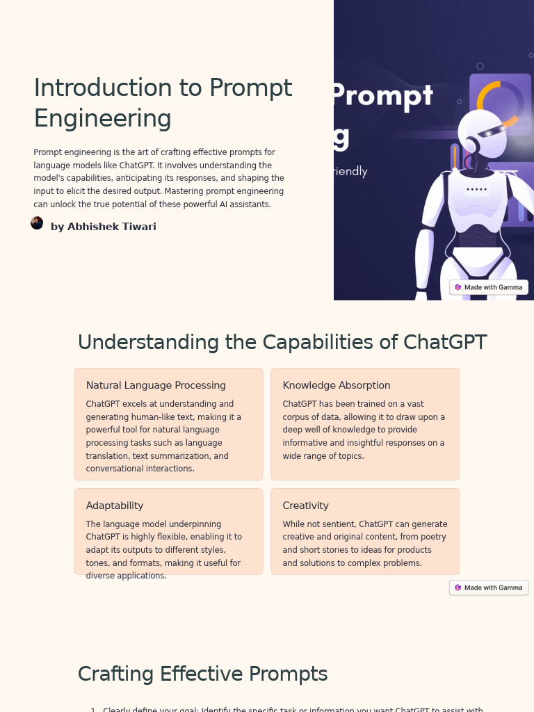 Introduction To Prompt Engineering | PDF