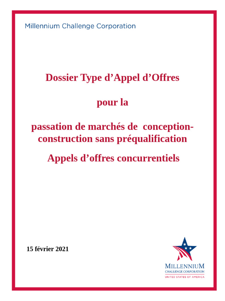 SBD Procurement of Design Build FR | PDF