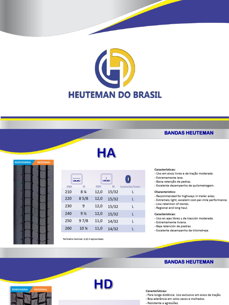 Catalogo Bandas Heutman | PDF