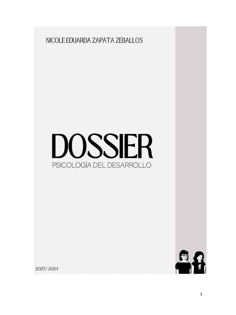 Dossier Psicología Del Desarrollo | PDF