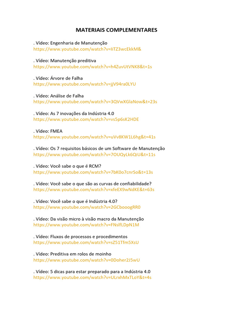 Materiais Complementares | PDF