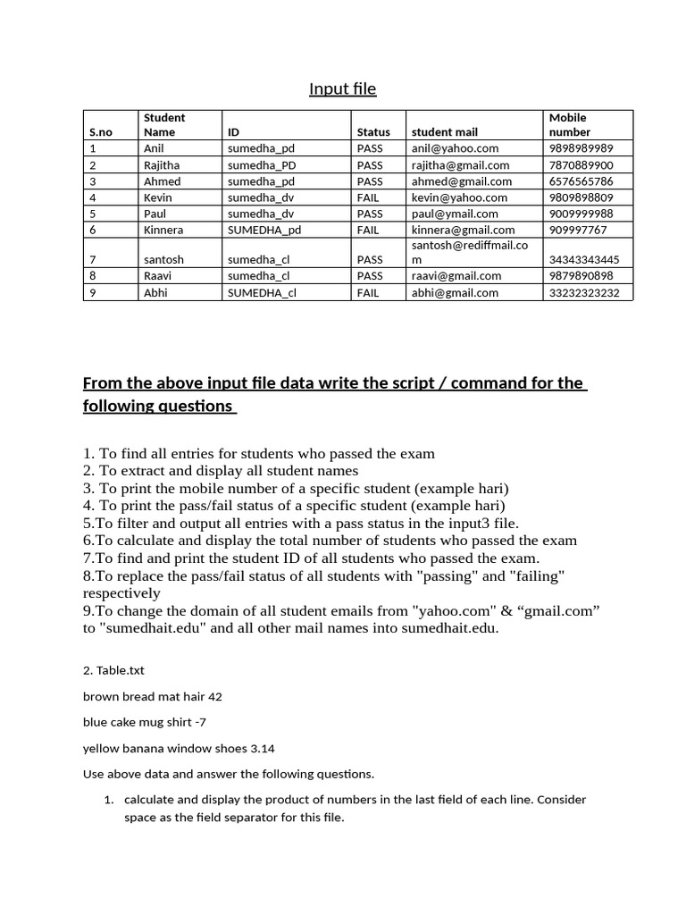 Assignment Questions | PDF