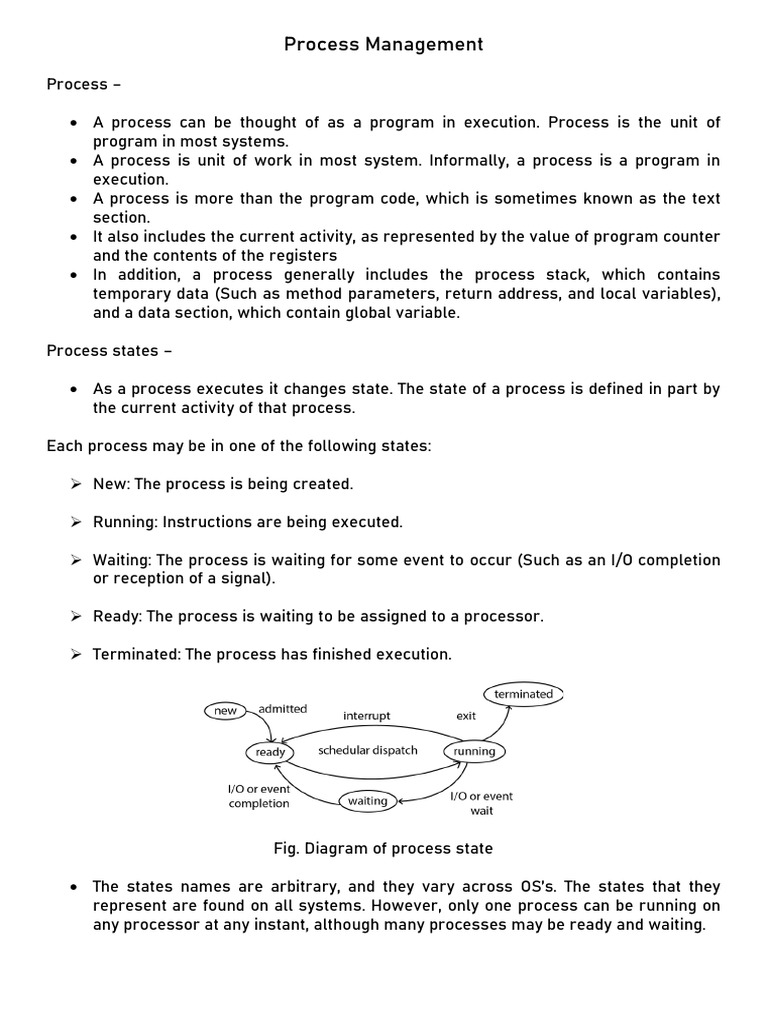 Process Management | PDF