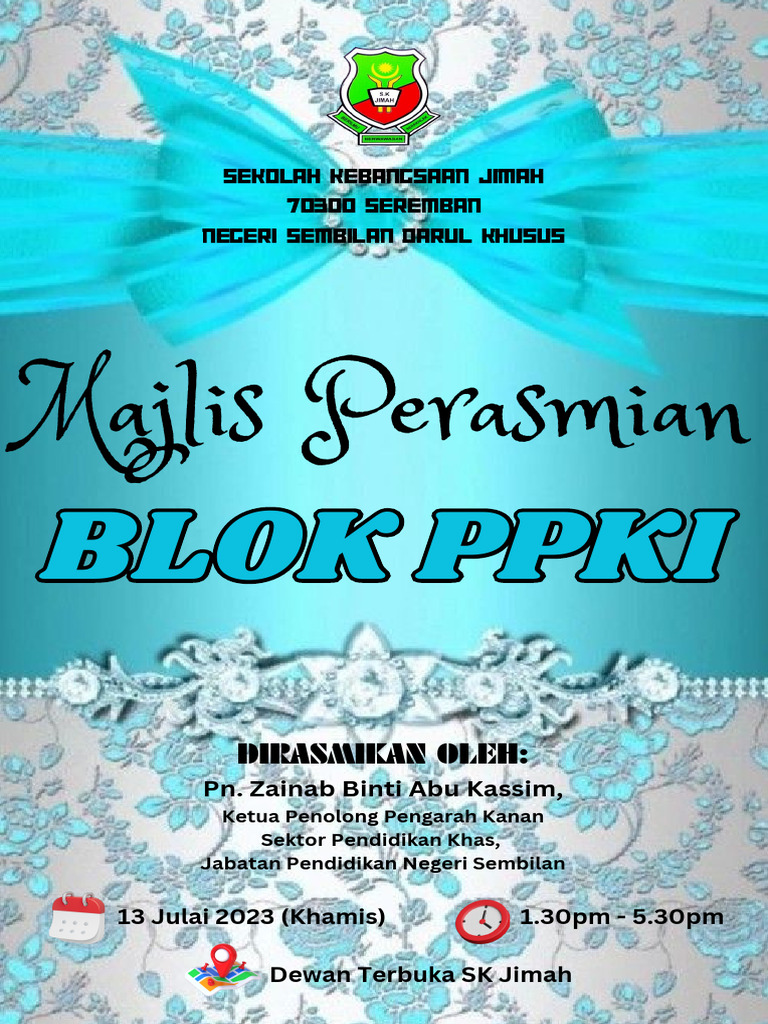 Buku Program Perasmian Ppki 2023 | PDF