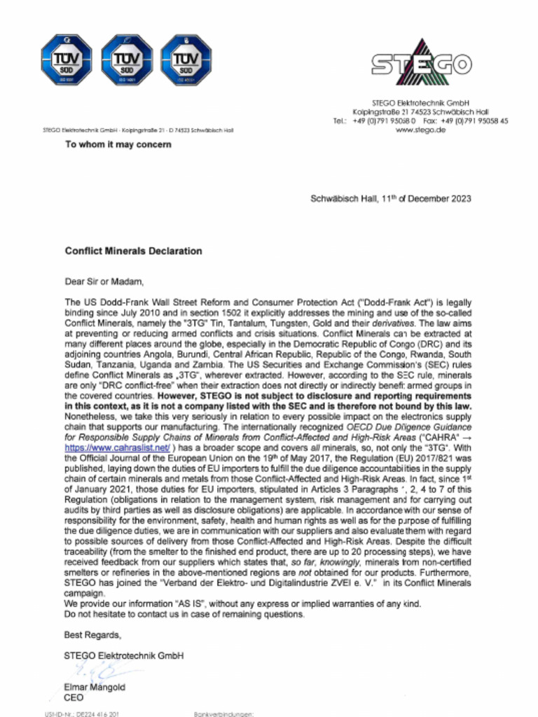 Conflict-Minerals-Declaration-en | PDF