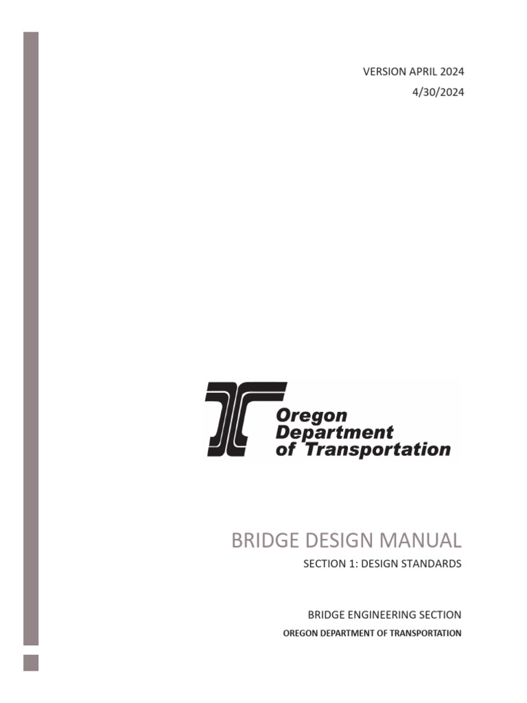 Bridge Design Manual | PDF | Prestressed Concrete | Bridge Bridge Design Manual | PDF | Prestressed Concrete | Bridge