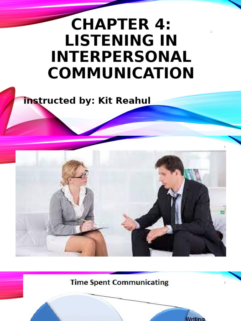 Chapter 4 _ Listening in Interpersonal Communication | PDF Chapter 4 _ Listening in Interpersonal Communication | PDF