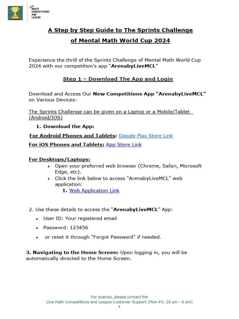 Step by Step Guide For Sprints Challenge | PDF