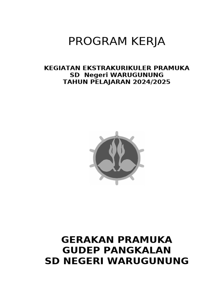 Proker Pramuka SD | PDF | Outdoor Recreation | Scouting And Guiding