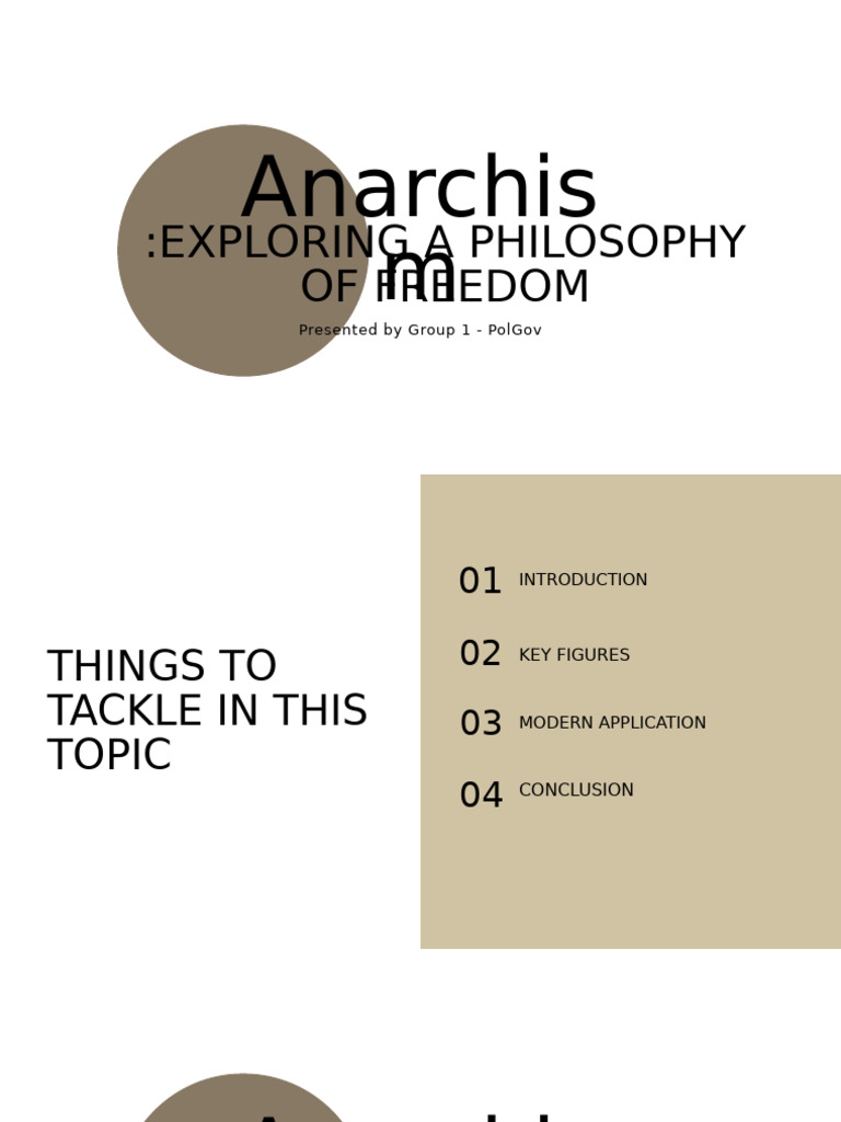 Anarchism Presentation | PDF