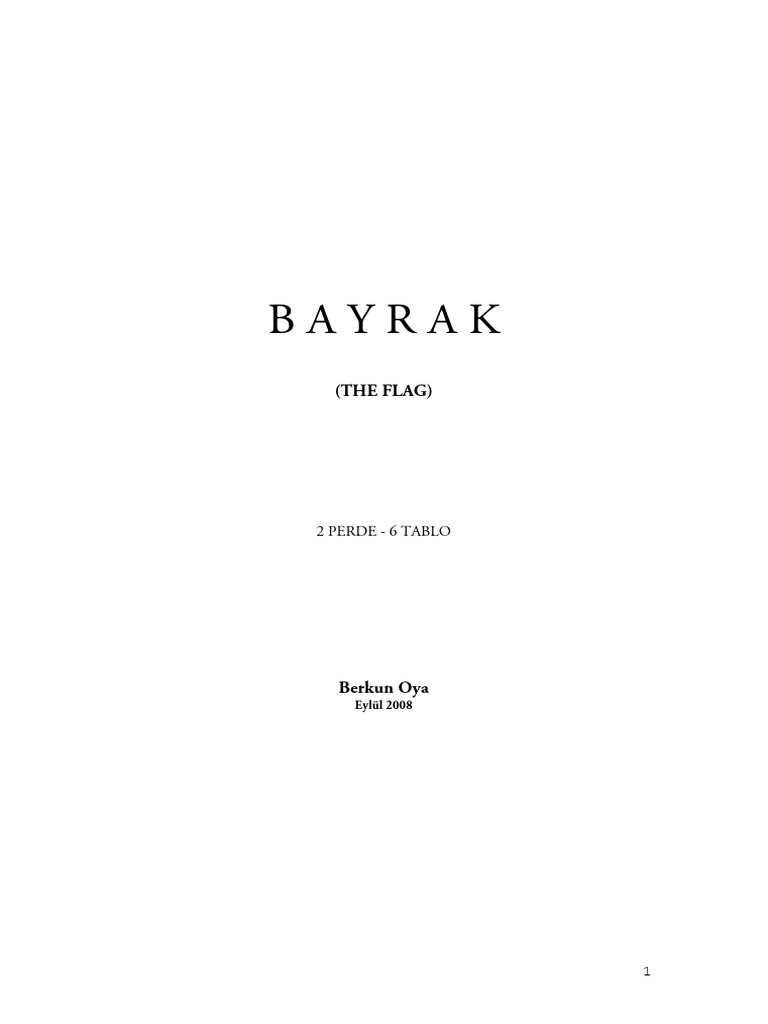 Oya, Berkun - Bayrak | PDF