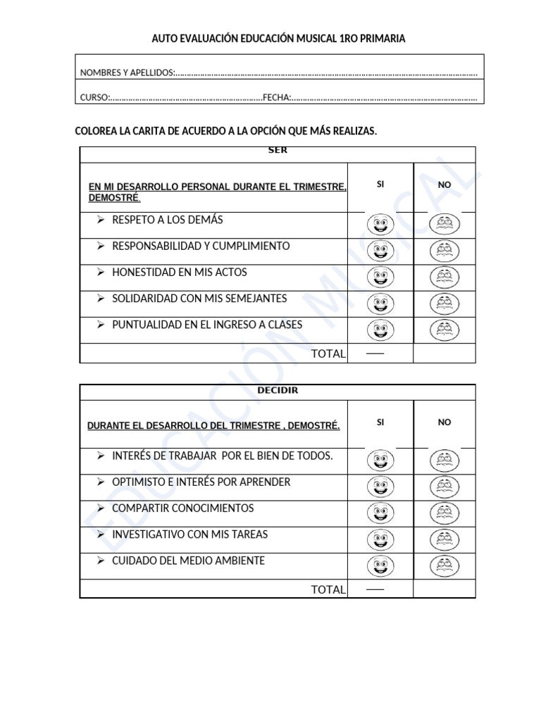 AUTOEVAL. 5TO - 6to | PDF