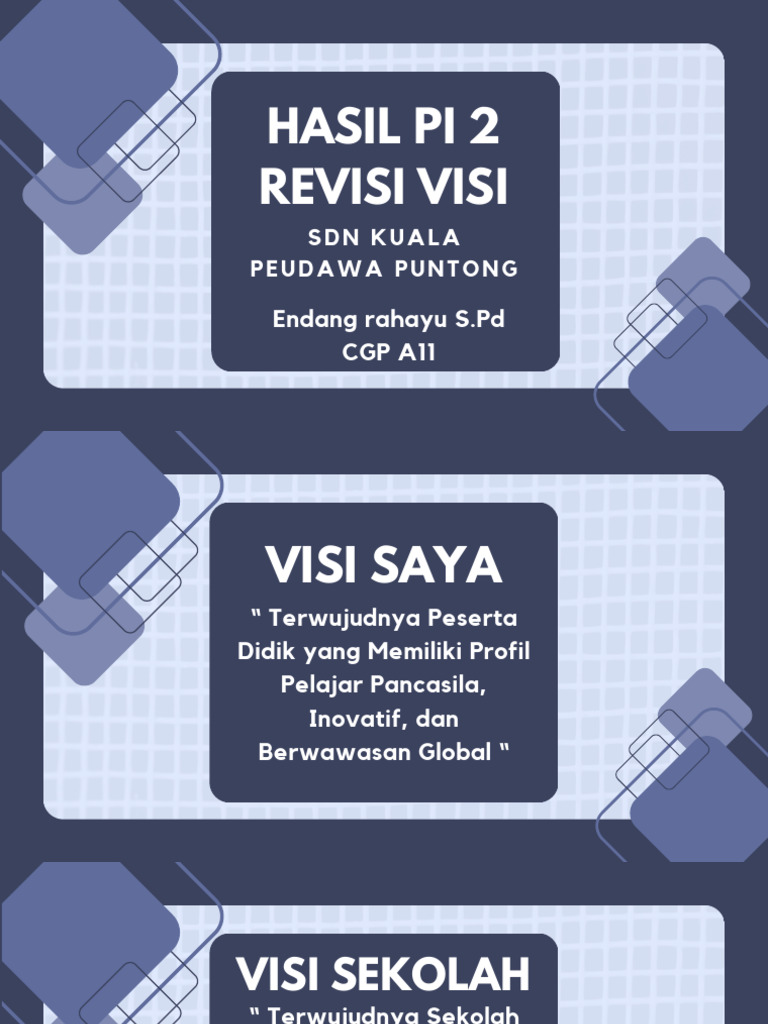 Hasil PI 2 Revisi Visi | PDF