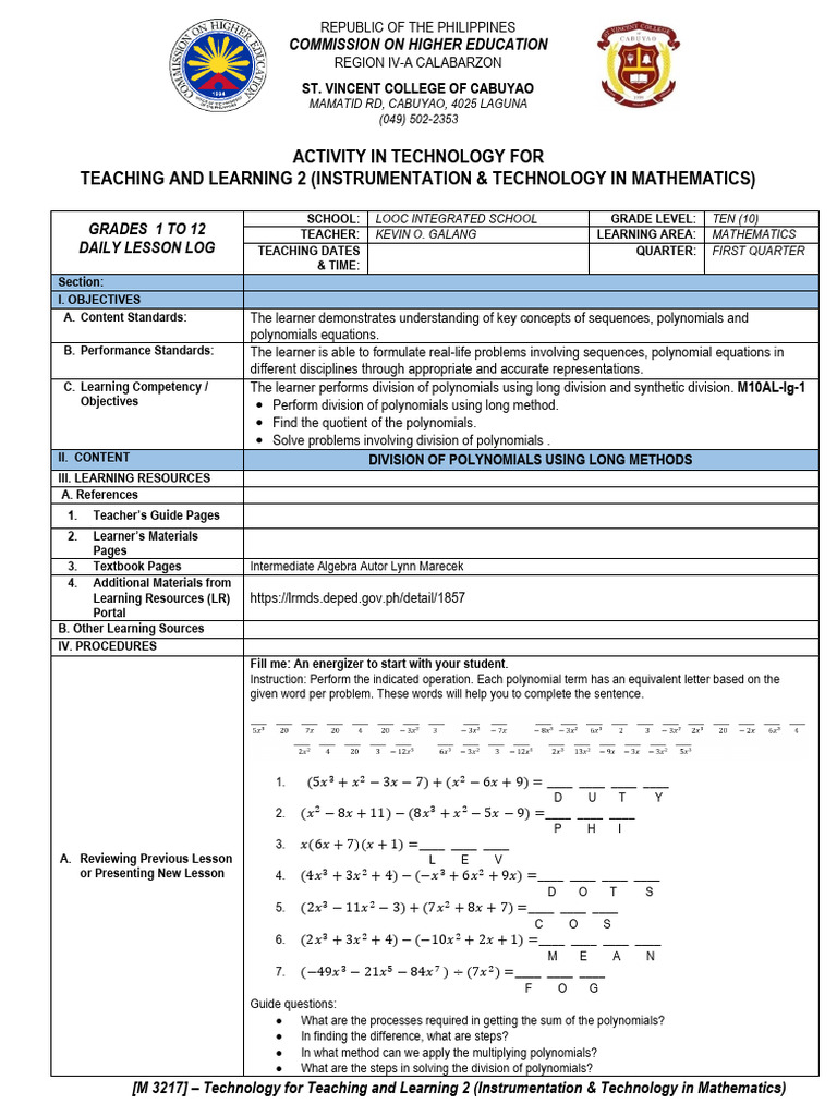 Lesson Plan TTL Restoles | PDF