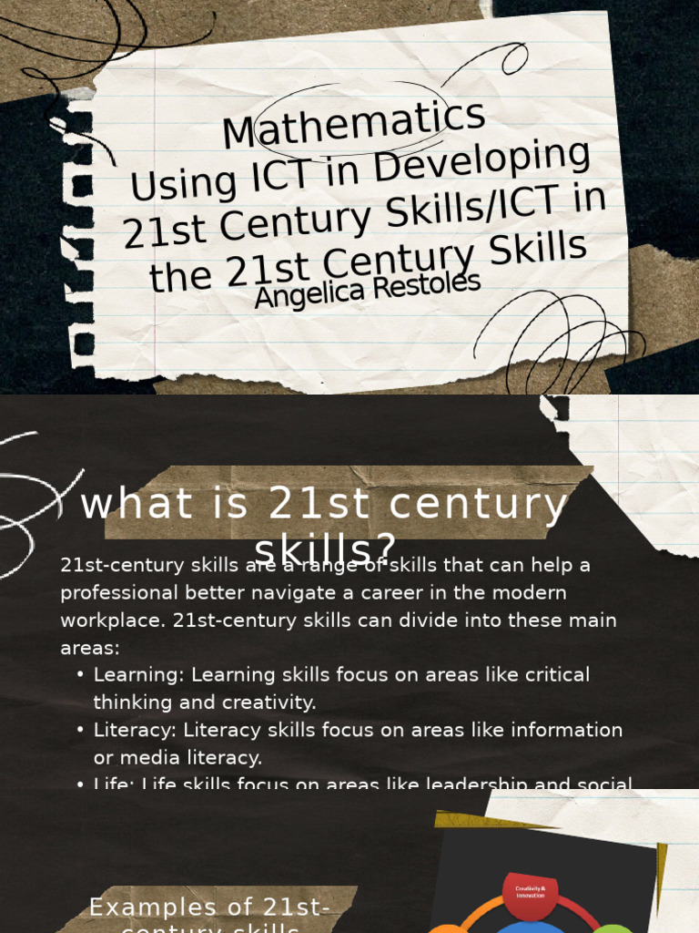 Using ICT in Developing 21st Century SkillsICT in The 21st Century Skills | PDF