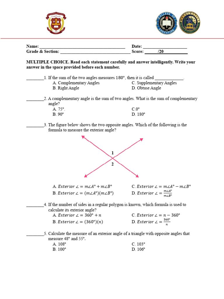 Pre Test | PDF