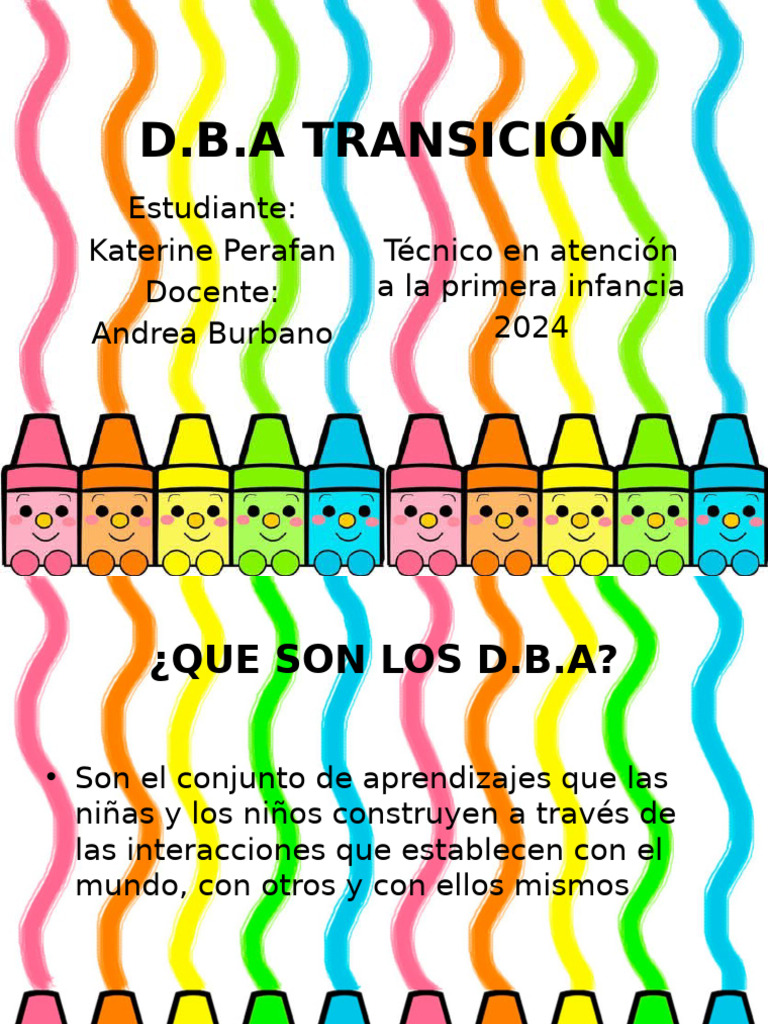 D.B.A. Transición | PDF