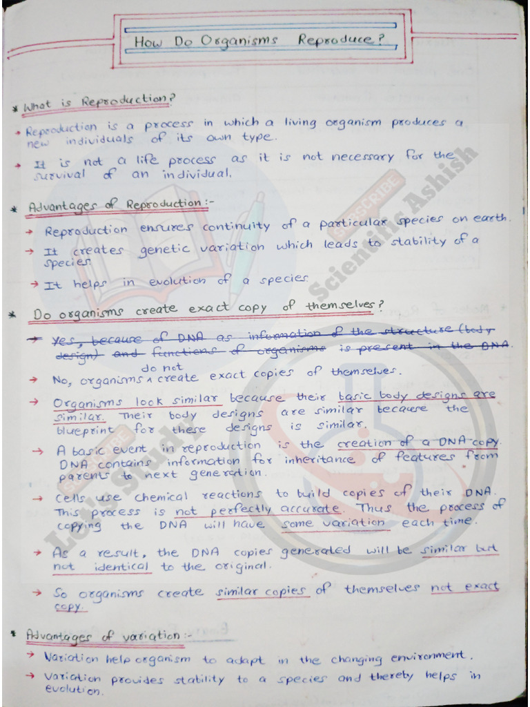 How Do Organisms Reproduce | PDF