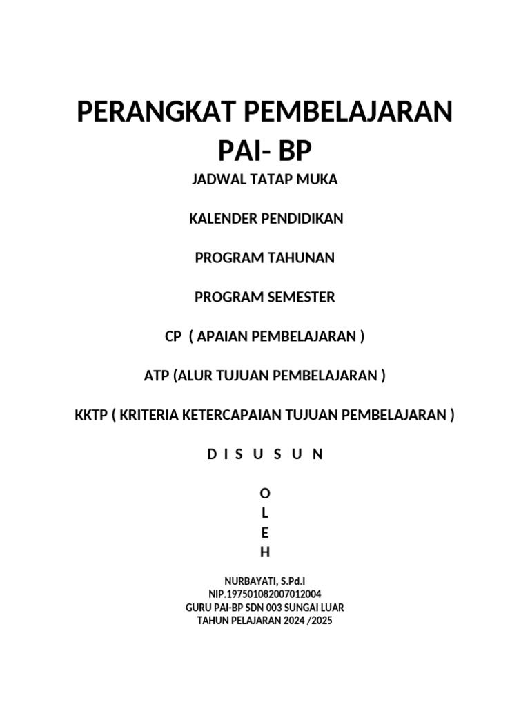 Cover Pai 2024 | PDF