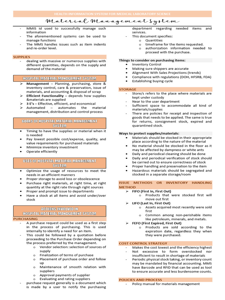Material Management System Overview | PDF | Inventory | Economies