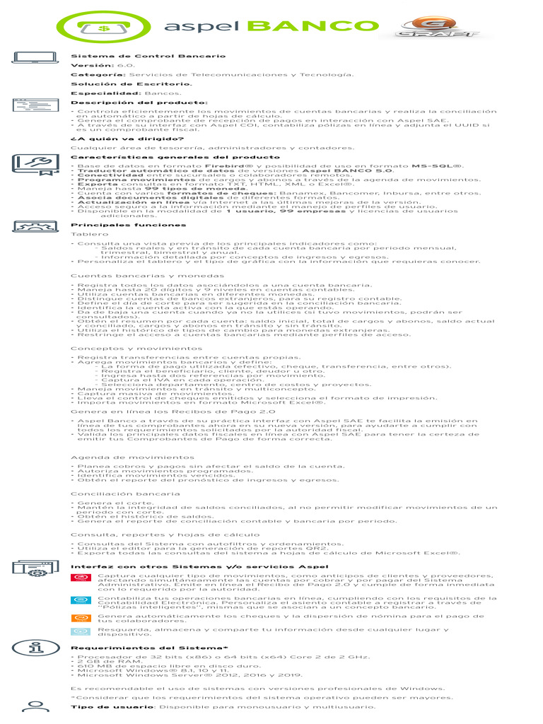 Ficha Tecnica Banco | PDF