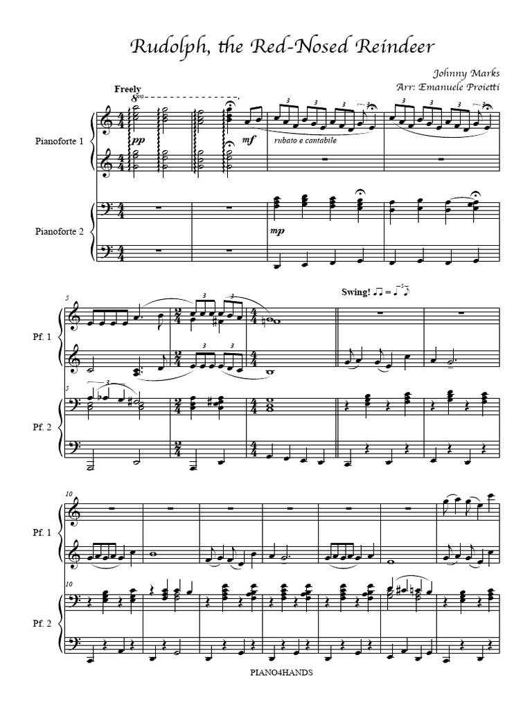 Rudolph, the Red-Nosed Reindeer | PDF