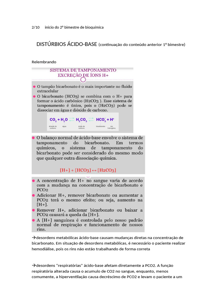 Bioquimica 2 Bim | PDF