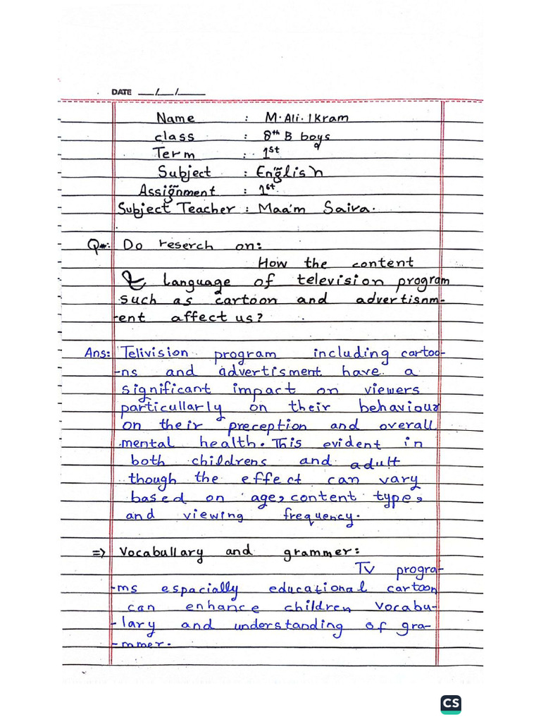 Ali Ikram Englisg Language 1 | PDF