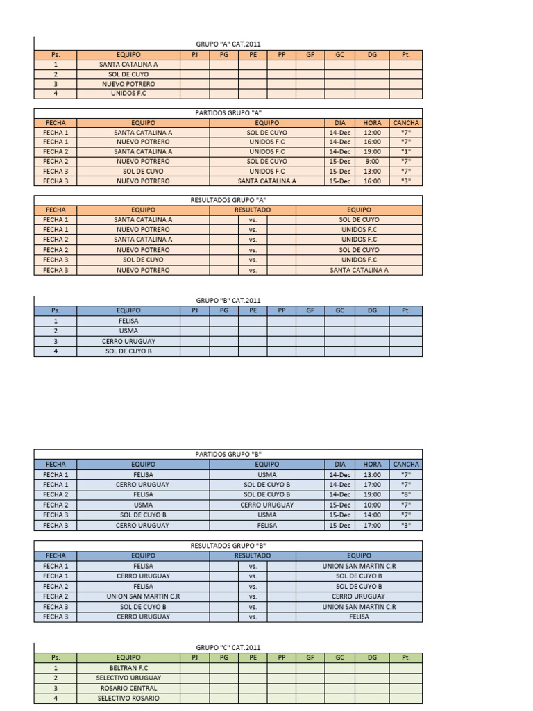 Fixture 2023-Cat 2011-1 | PDF