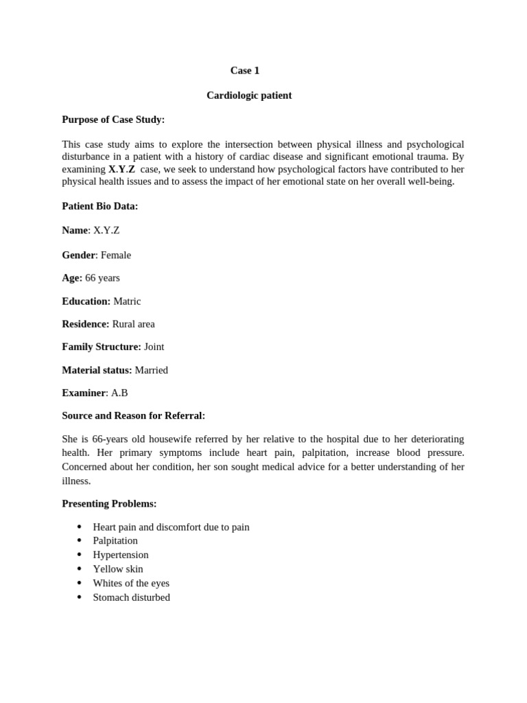 Sehrish Case Study | PDF