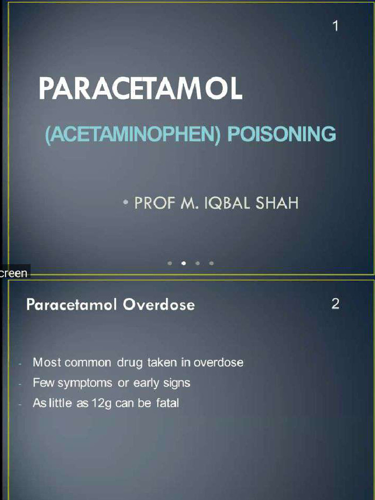 Acetaminophen_paracetamol poisoning Med | PDF
