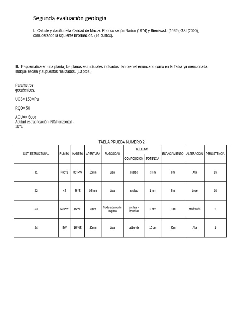 Prueba 2 Geologia IVAN ASTORGA | PDF