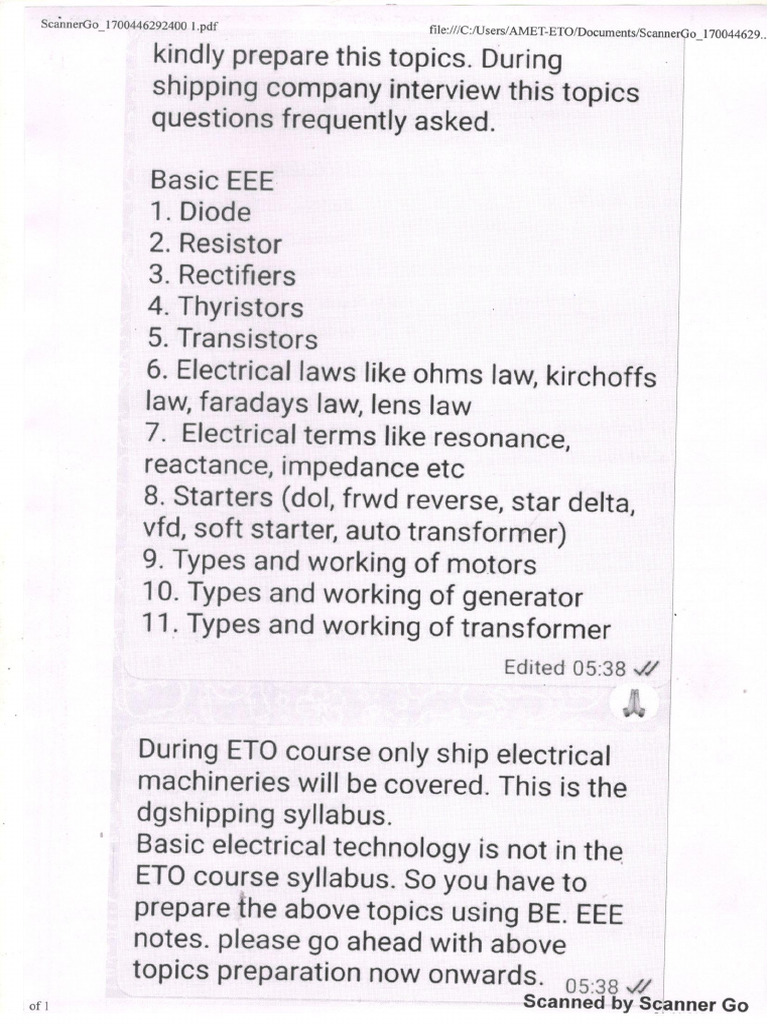 Basic Electrical Technology | PDF